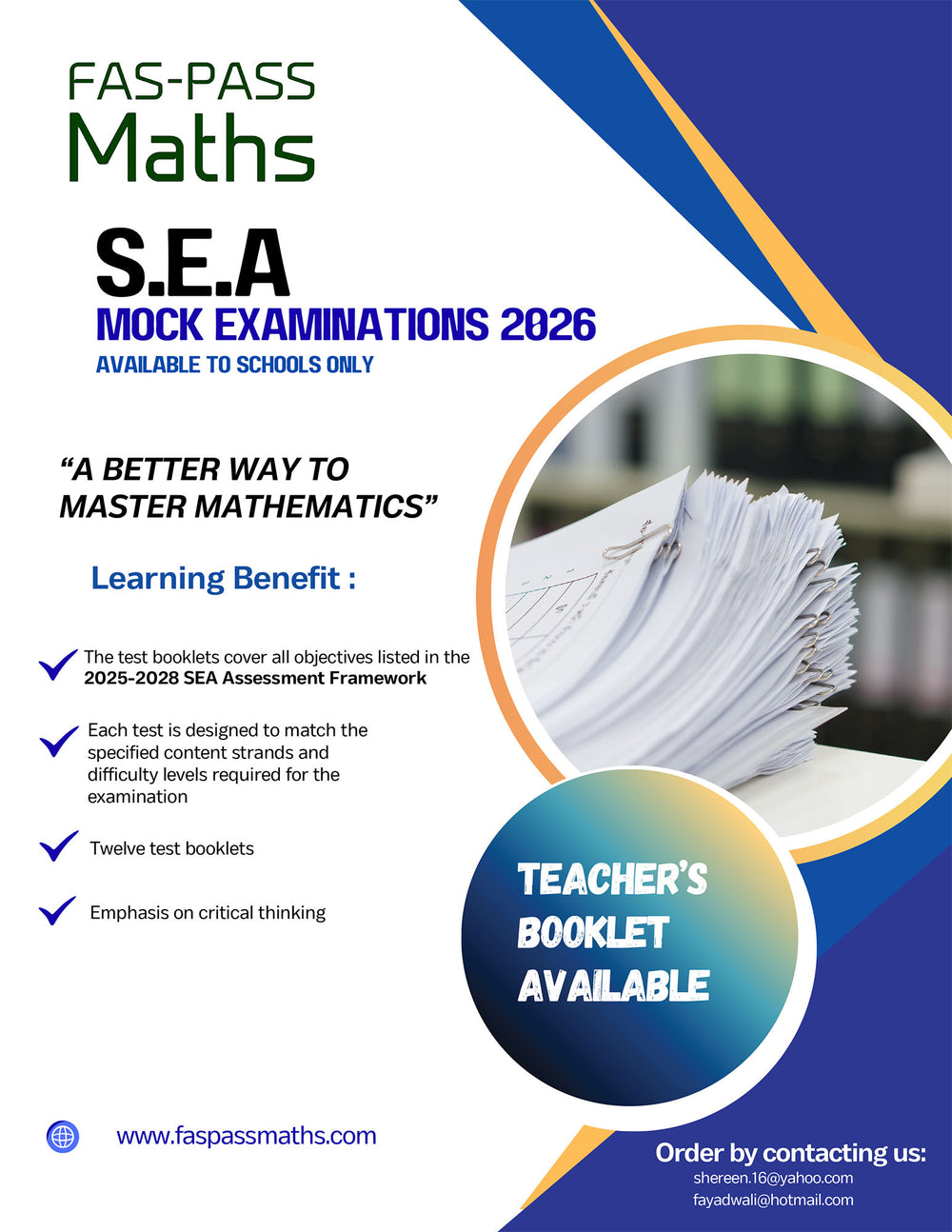 faspassmaths.com – Fas-Pas Maths Store