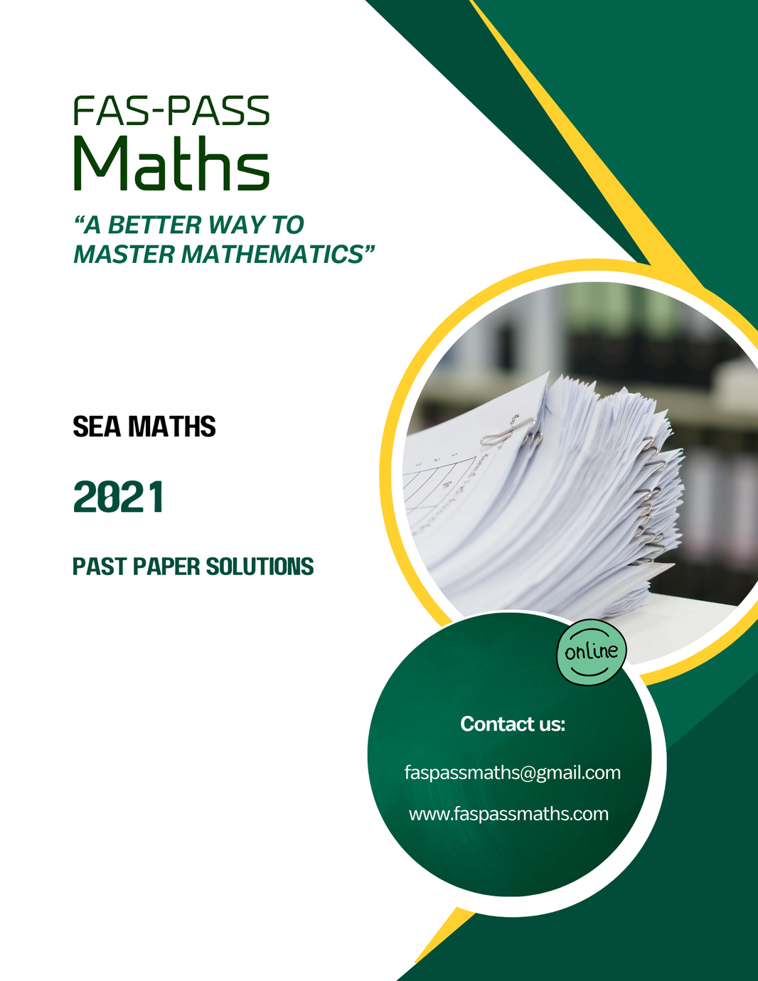 Past Paper Solutions – Fas-Pas Maths Store